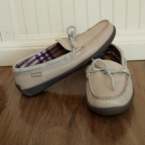 L.L. Bean | Shoes | Ll Bean Leather Slippers | Poshmark